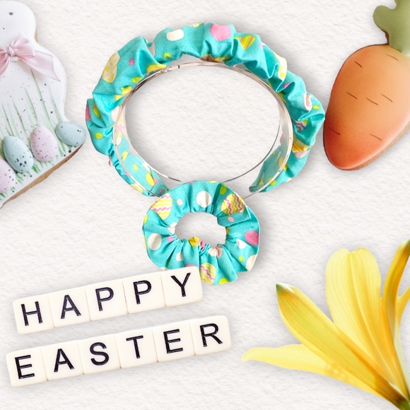 Accessories | Justjen Easter Scrunchie Headband With 4 Matching ...